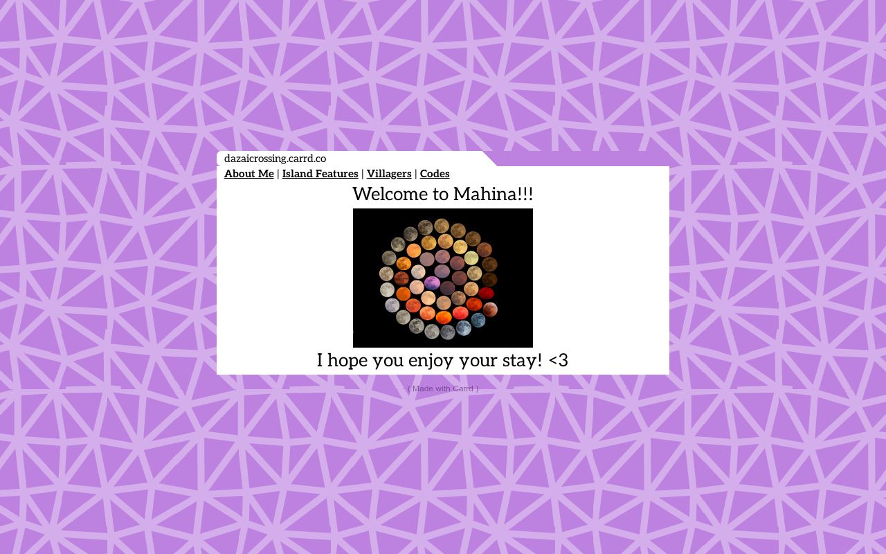 Welcome to Mahina!!